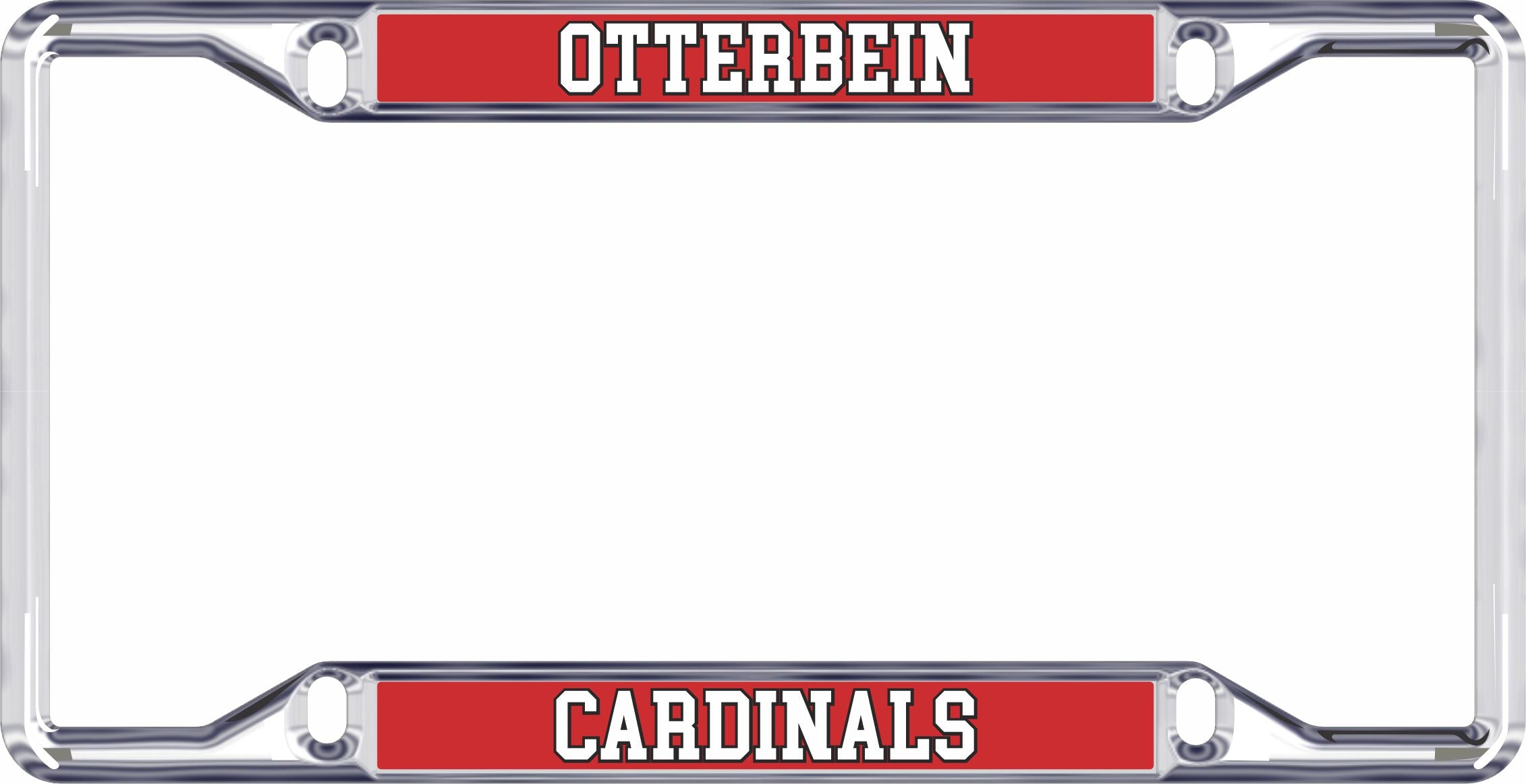 Mascot License Plate Frame – Otterbein University Campus Store